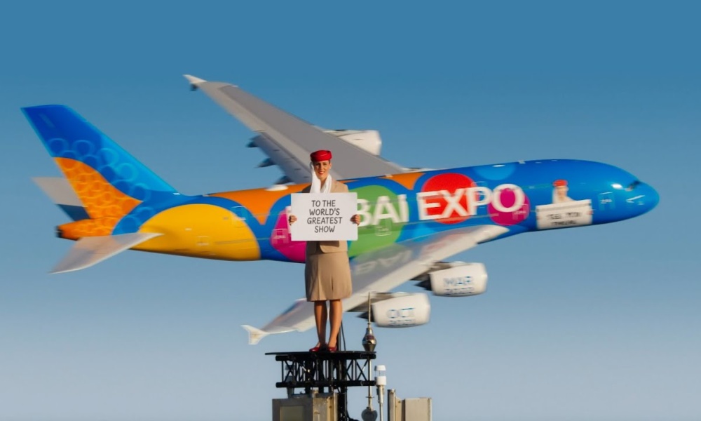 Letuška Emirates je opět na vrcholu nejvyšší budovy světa. Tentokrát ji ...